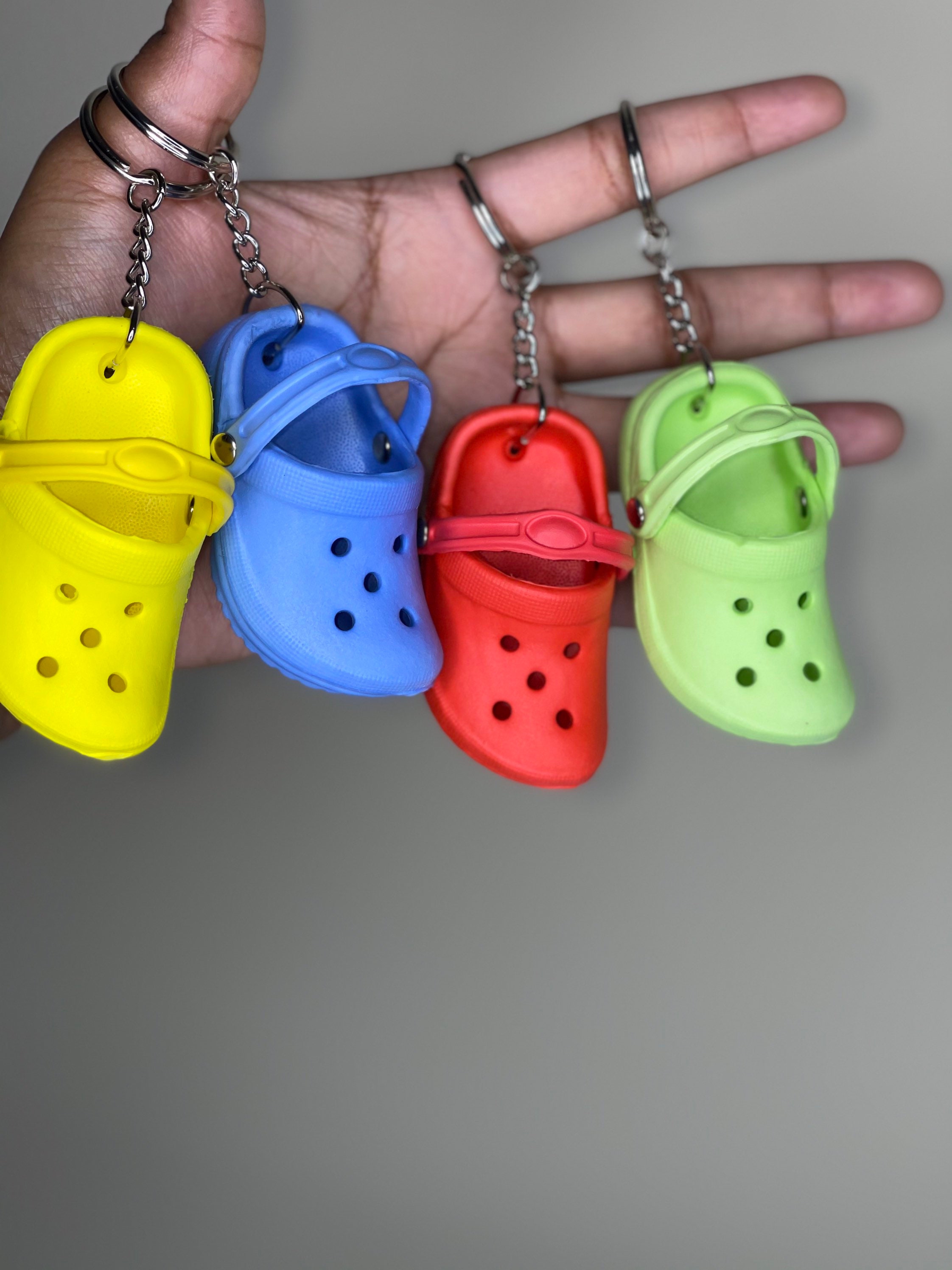 Mini Croc Inspired Keychains | Etsy