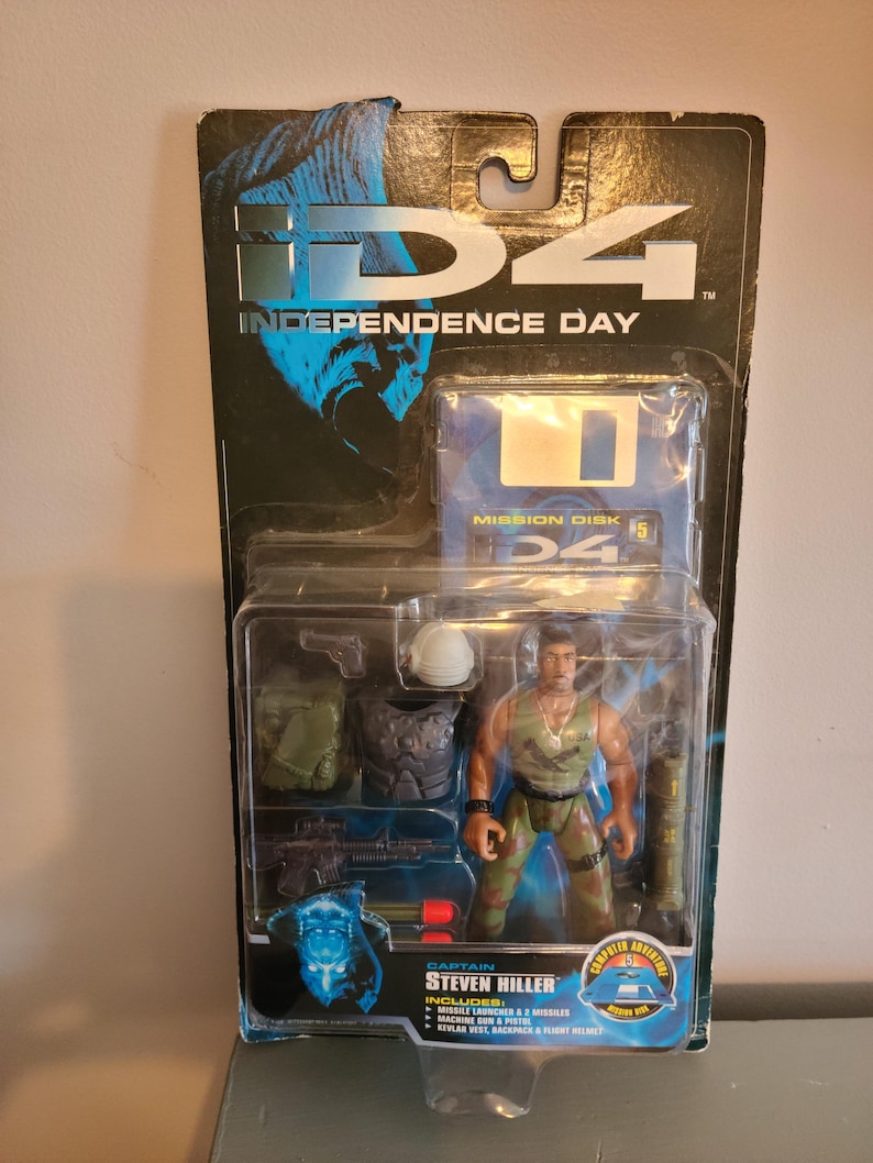 Id4 Independence Day Captain Steven Hiller 1996 Action Figure - Etsy