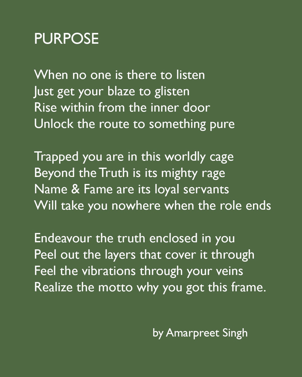 Purpose / Green Digital Download - Etsy