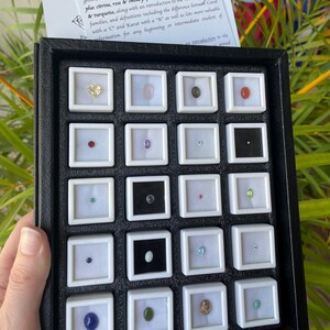 Boxed Set(2) of 20 Gemstones- Introduction to Gemology- Beautiful Gift ...