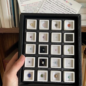 Boxed Set(2) of 20 Gemstones- Introduction to Gemology- Beautiful Gift ...