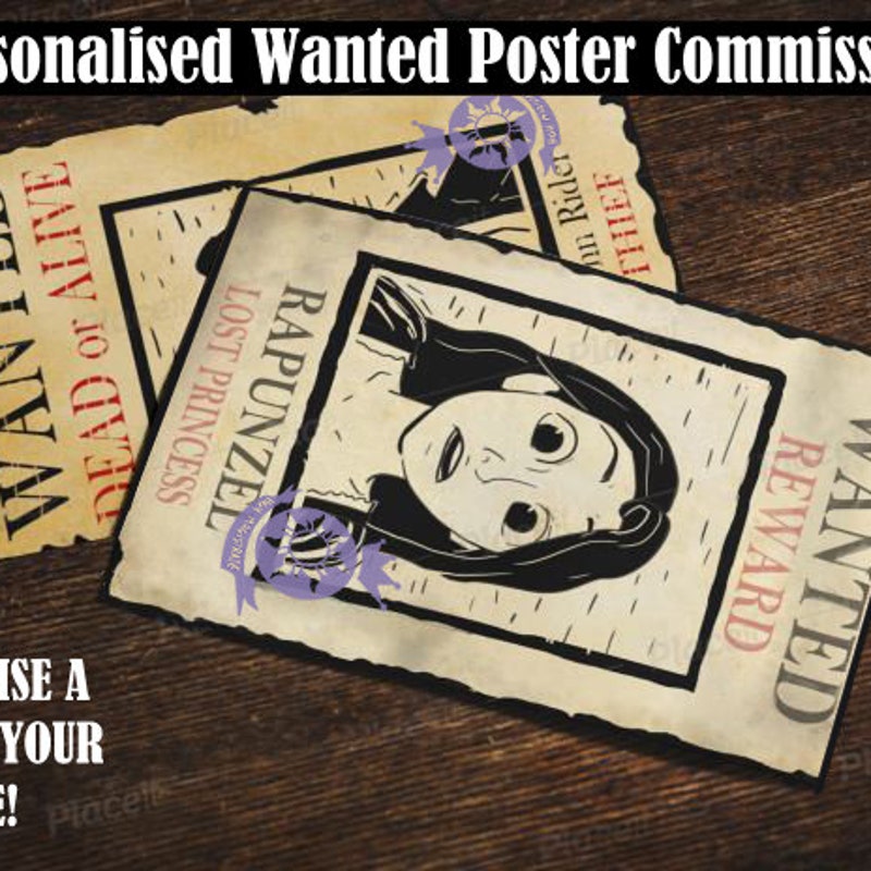 Flynn Rider Wanted Poster - Etsy