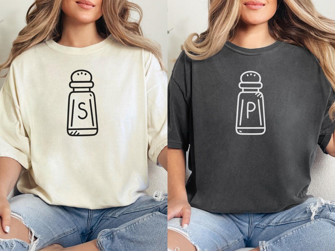 Matching Halloween Costumes Couple Shirt Funny Matching Tees Friend Duo ...