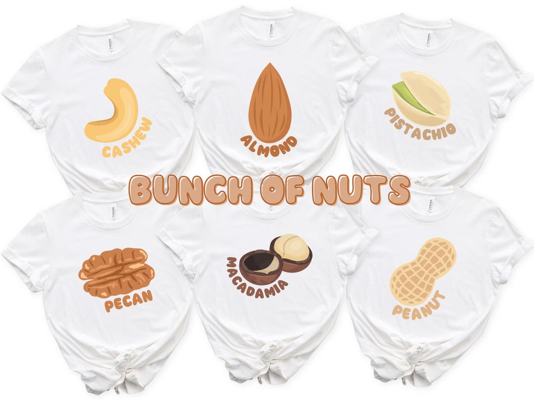 Bunch of Nuts Group Costume Shirt, Funny Matching Family Halloween Tee ...