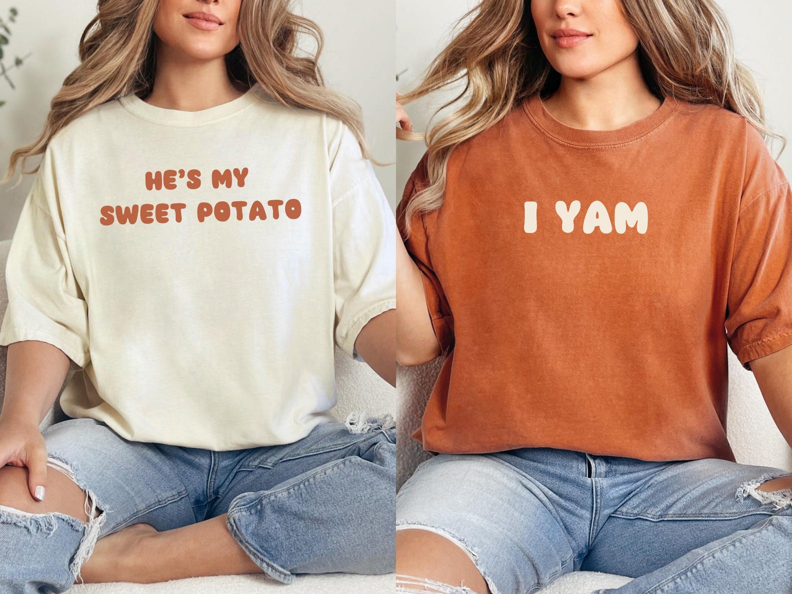 Halloween Couple Shirts, Matching Costume, Funny Matching Tees, Friend ...