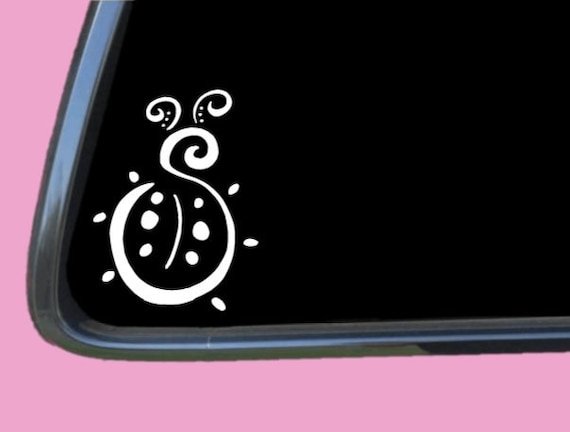Ladybug Car Decal Bumper Sticker Insects Notebook | Etsy
