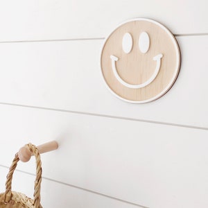 Smiley Retro Sign Wall Decor/shelfie - Etsy