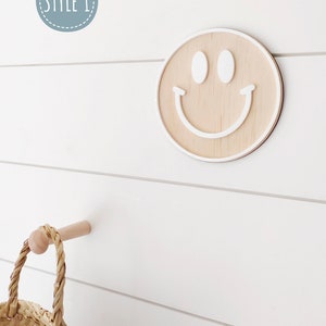 Smiley Retro Sign Wall Decor/shelfie - Etsy