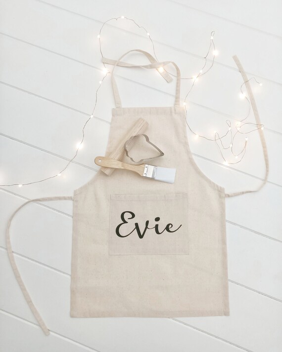 Personalised Calico Apron/child and Adult | Etsy Australia