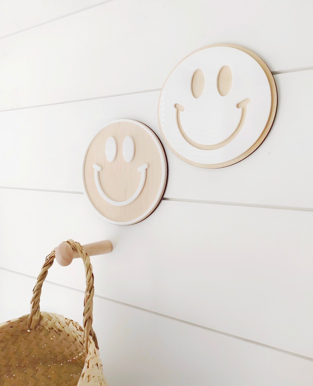 Smiley Retro Sign Wall Decor/shelfie - Etsy