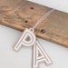 Personalised Initial Name Tag/bag Tag/stocking Tag - Etsy