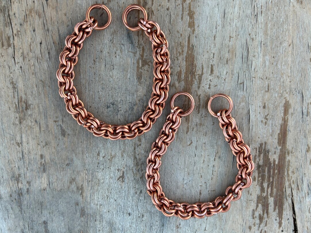 Rein Chains, Slobber Chains HEAVY Copper, Set of Two - Etsy