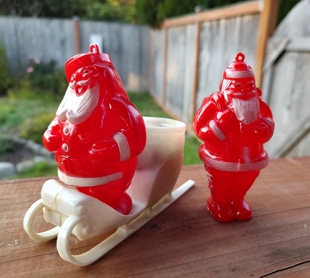 Vintage Rosbro Santa Candy Containers - CHOICE - Etsy