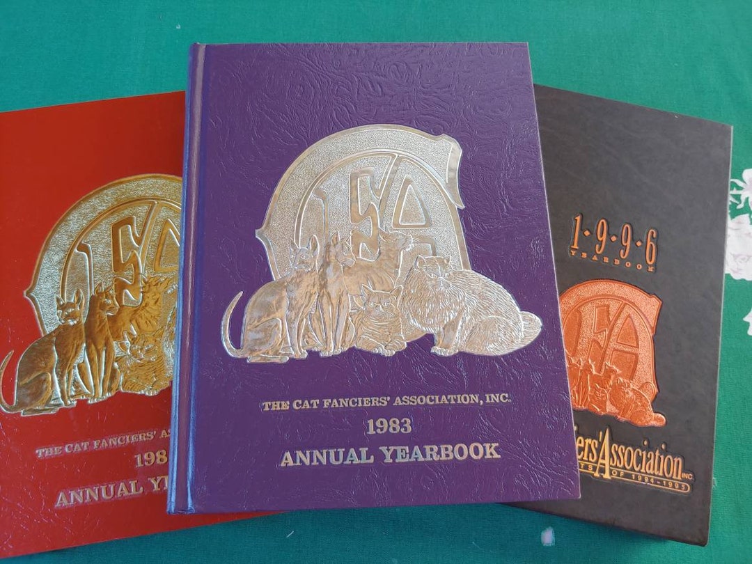 Cat Fancier's Association Yearbooks - CHOICE - Etsy