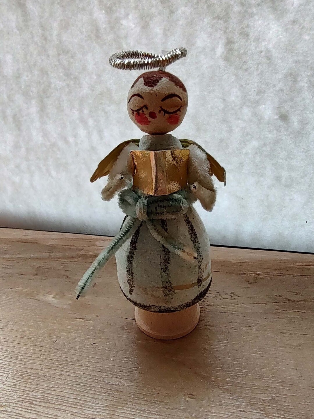 Vintage Putz Angel - Etsy