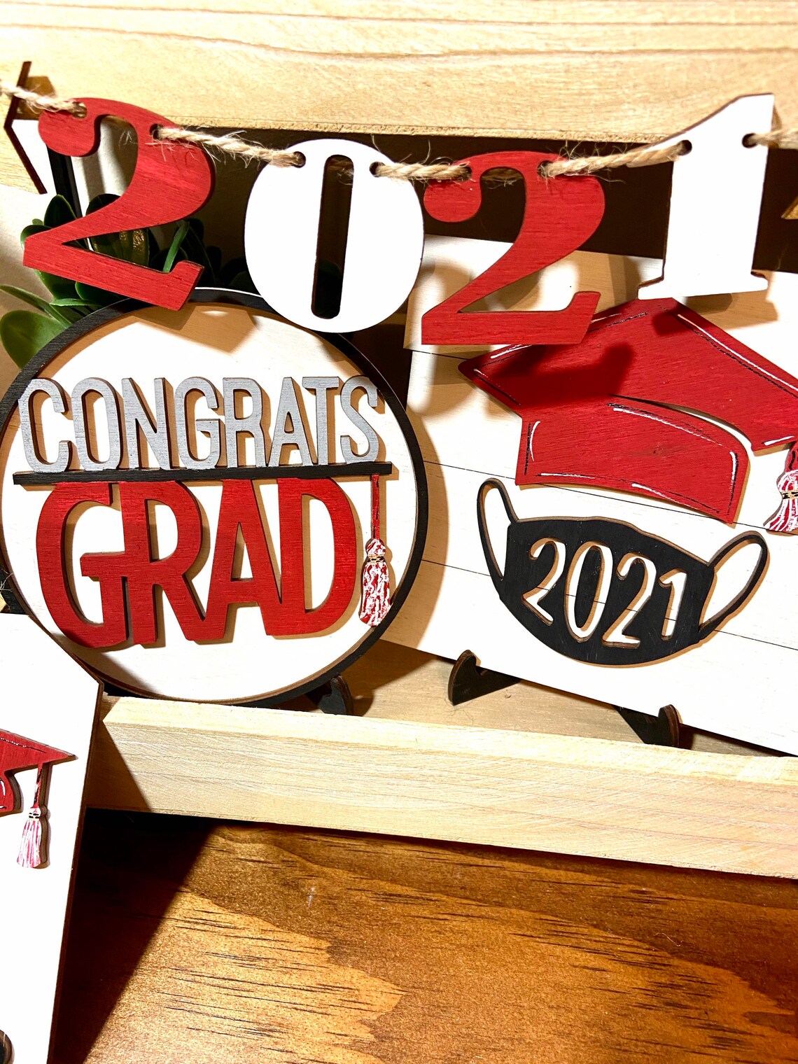 Graduation Tiered Tray SVG | Etsy