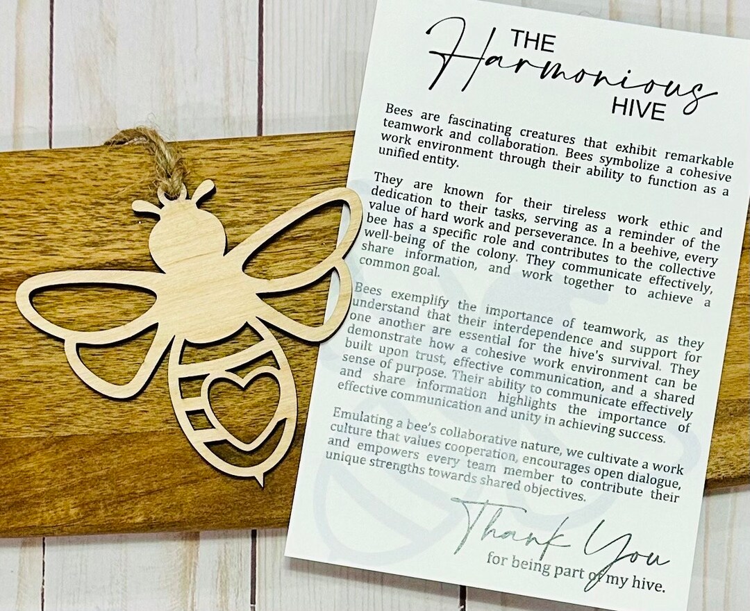 The Harmonious Hive Bee Ornament, Bee Ornaments SVG, Car Charm, Co ...