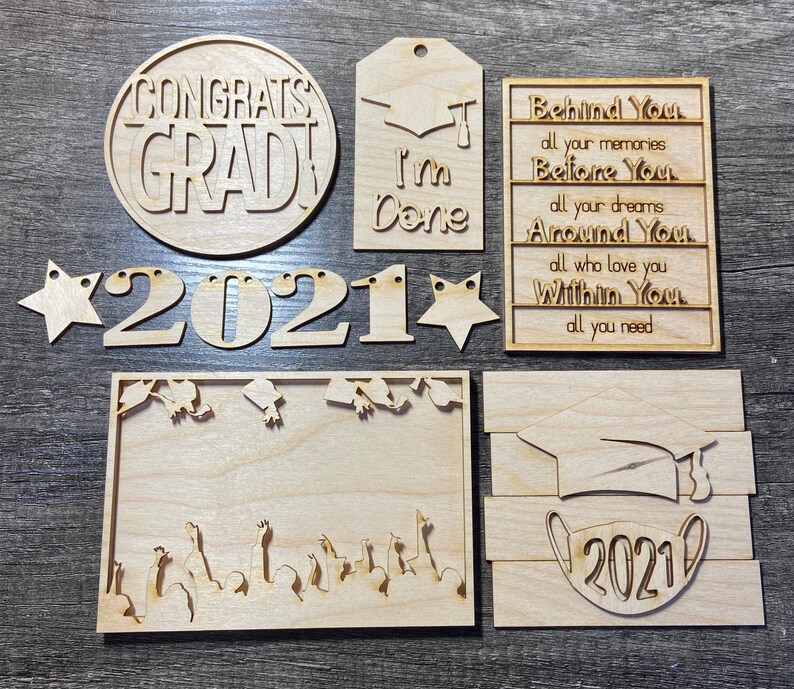 Graduation Tiered Tray SVG - Etsy