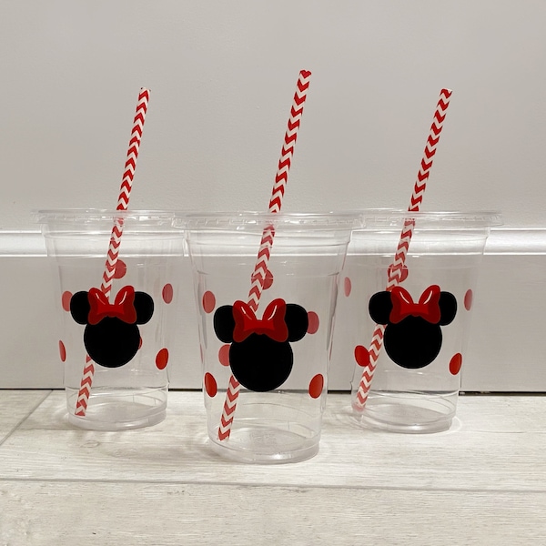 Minnie Mouse Cup - Etsy