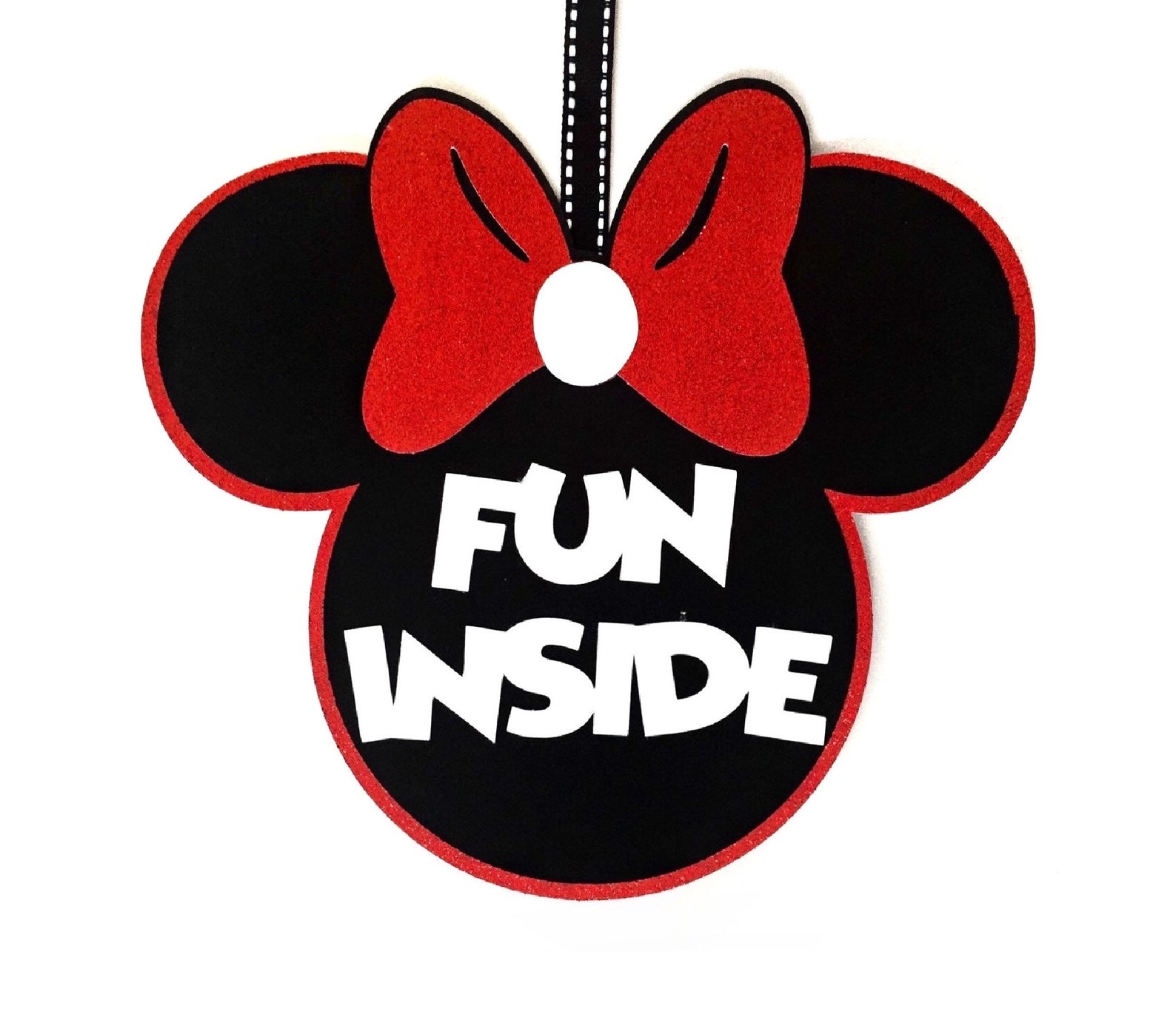 Minnie Mouse Sign Minnie Mouse Party Minnie Mouse Red | Etsy