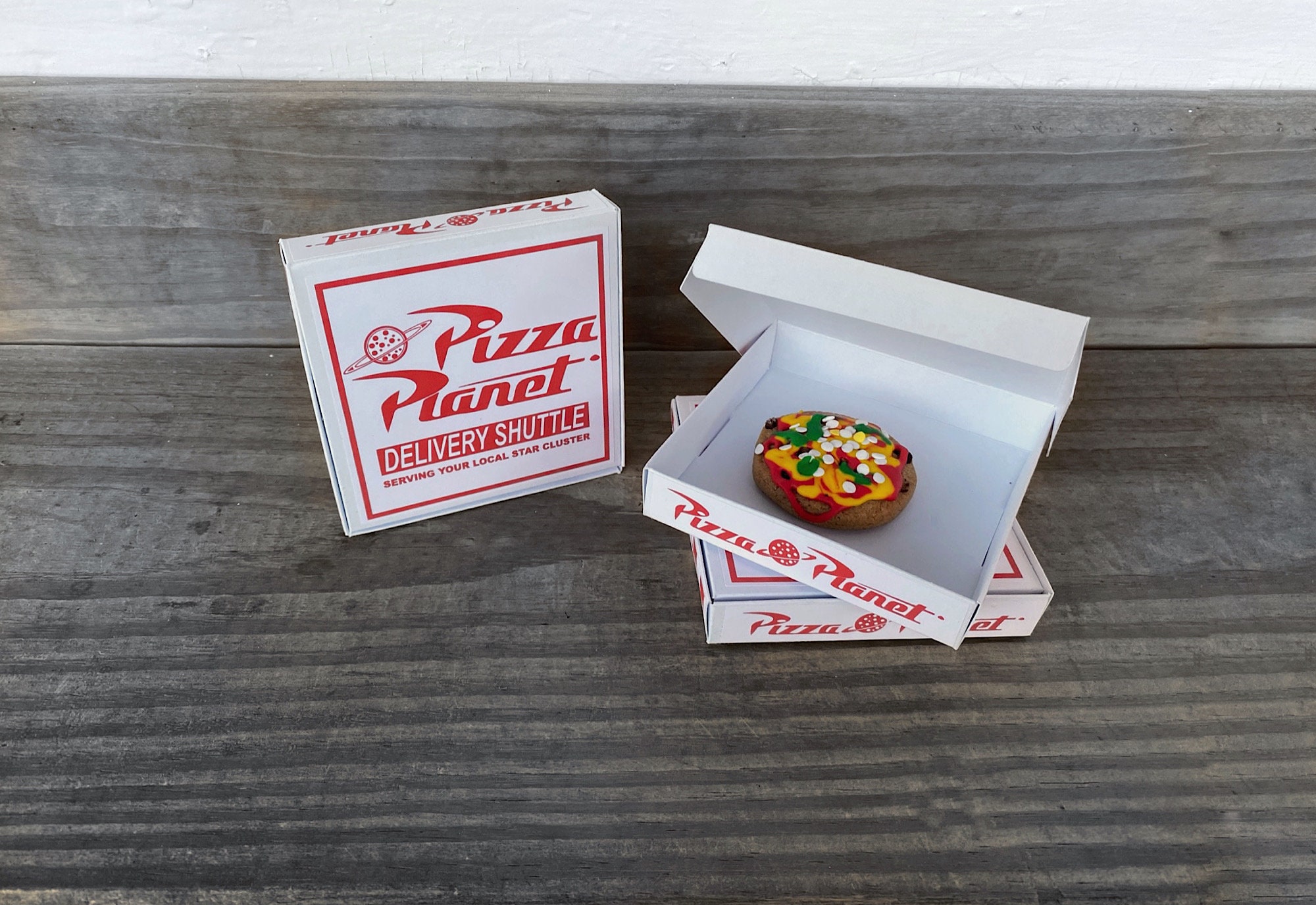 Two Infinity and Beyond Pizza Planet Favor Boxes - Etsy