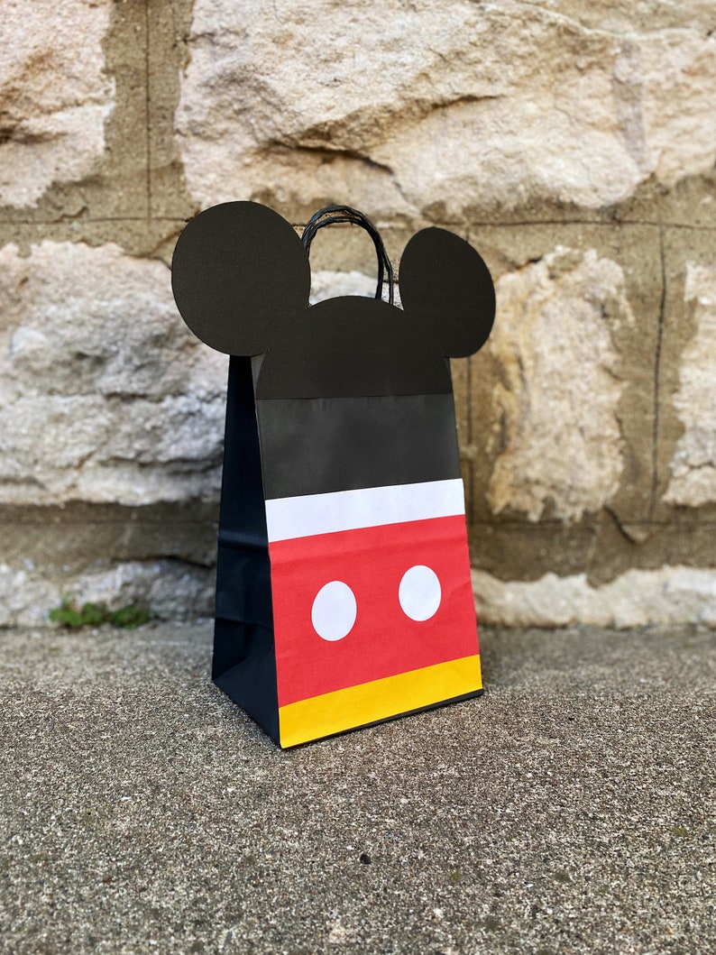 Minnie Mouse Gift Bags Mickey Mouse Clubhouse Favor Bags | Etsy