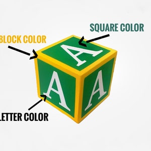 Custom 3D ABC Alphabet Blocks - Etsy