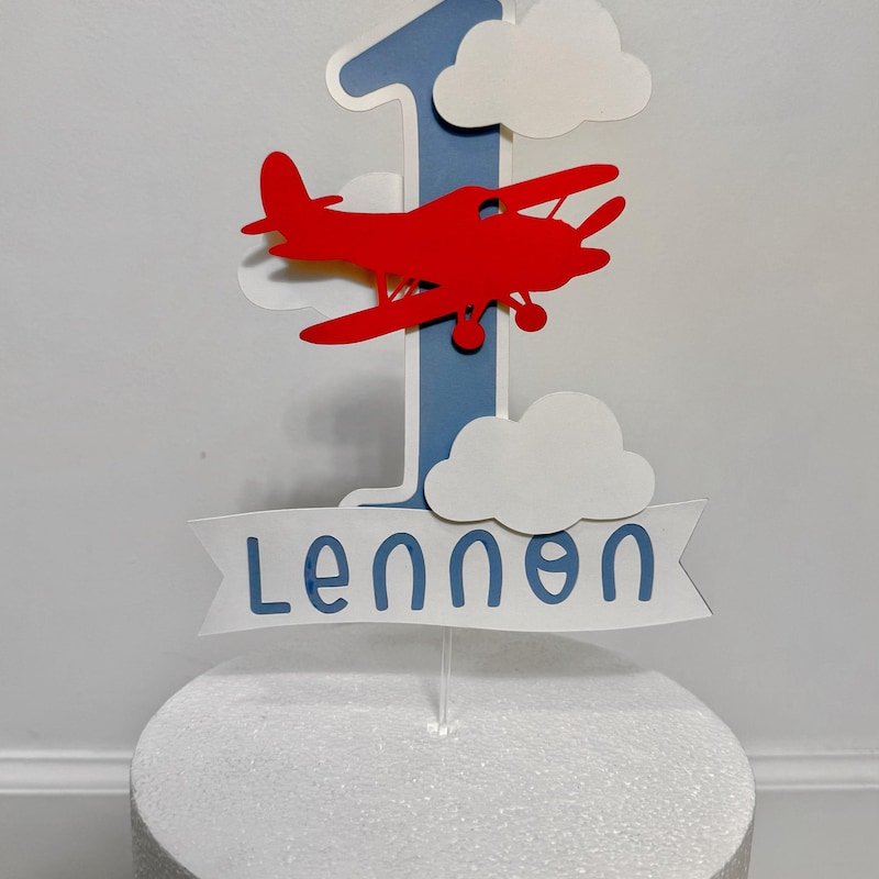 Airplane Cake Topper - Etsy