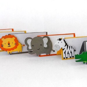 Safari Place Cards - Safari Tent Cards - Animal Place Cards - Animal ...