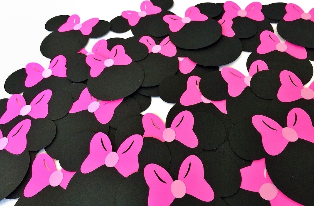 Minnie Mouse Die Cuts - Minnie Mouse Cut Outs - Minnie Mouse Heads ...