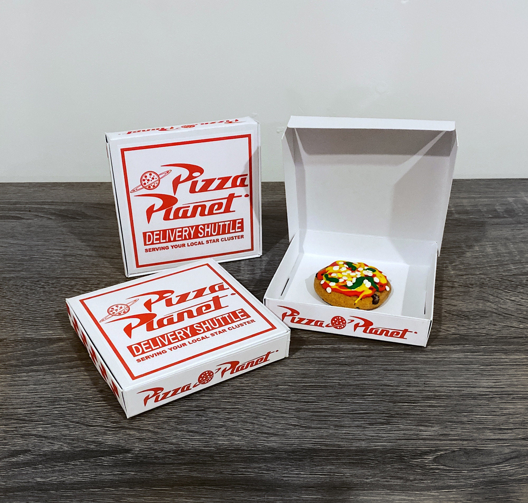 Two Infinity and Beyond Pizza Planet Favor Boxes - Etsy
