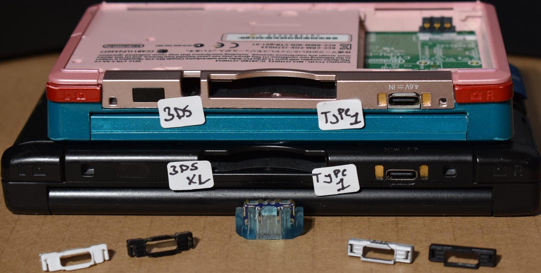 Nintendo 3DS and 3DS XL PRO USB-C Replacement Charge Port W/ Jig+bezels ...