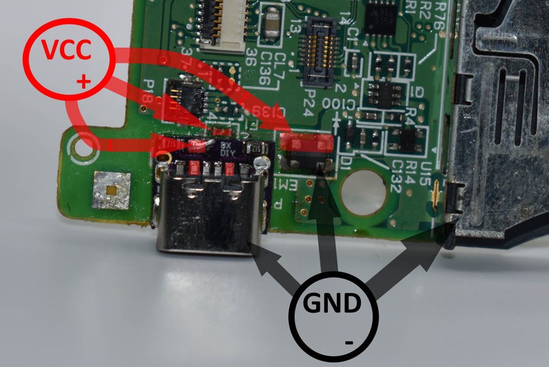 Nintendo Dsi XL USB-C Replacement Charge Port W/ Jig -USBC Diy Kit - Etsy