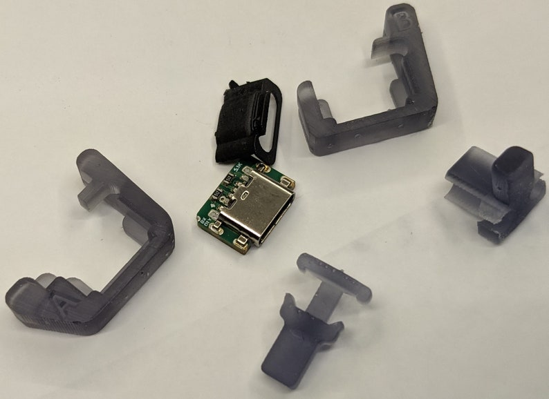 Nintendo 2DS USB-C Replacement Charge Port W/ Jigs+bezel -USBC DIY Kit ...