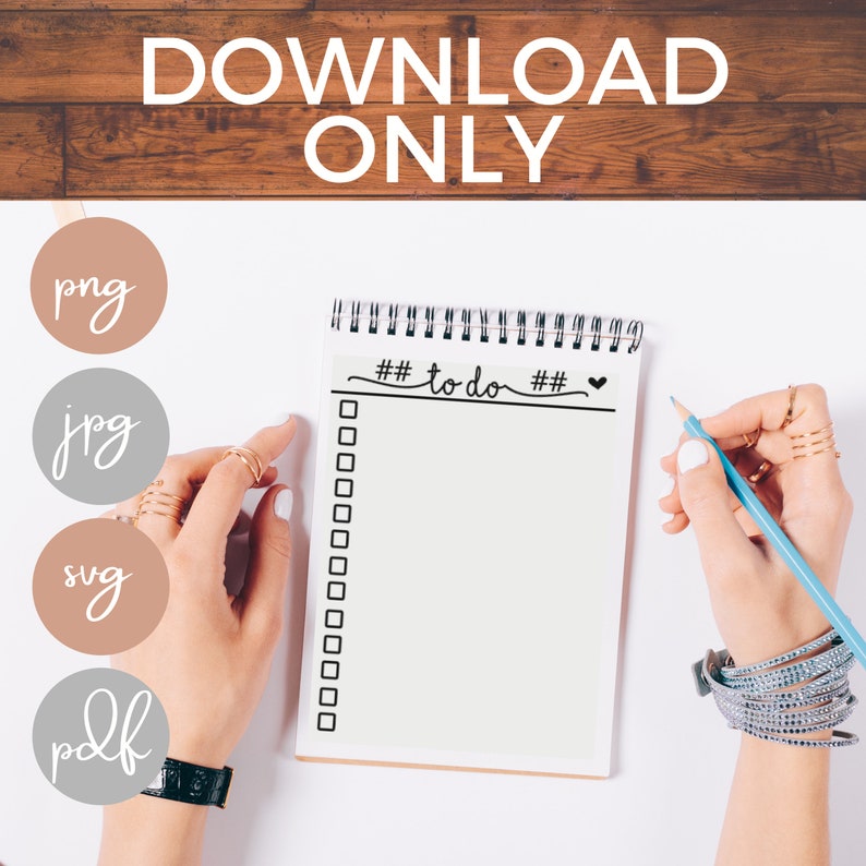 To Do Checklist DIGITAL DOWNLOAD for Your Executive - Etsy