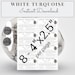 White Turquoise Stone Printable Cards ~ Crystal & Stone Meaning ...