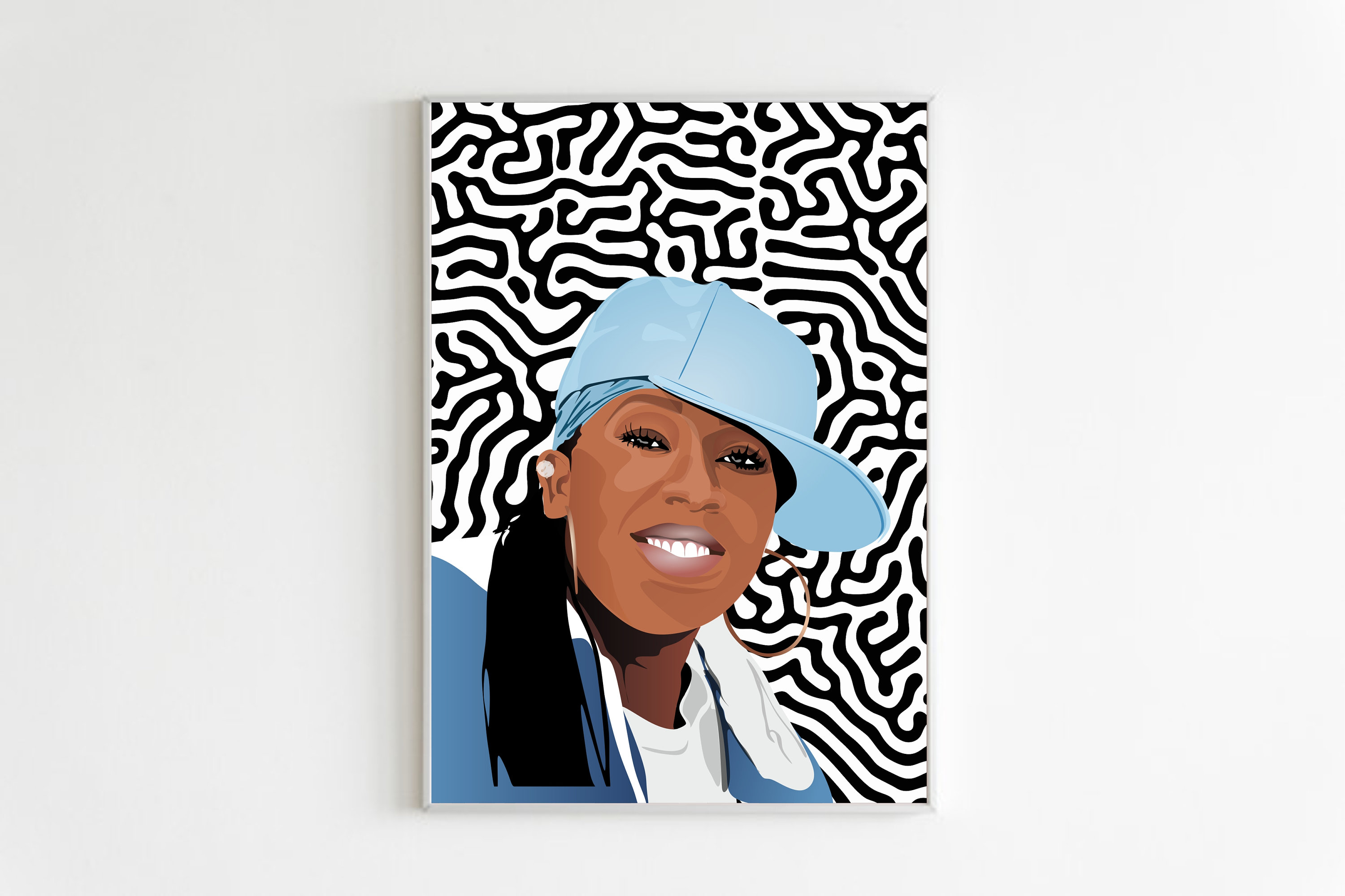 Missy Elliot Digital Illustration Wall Print - Etsy