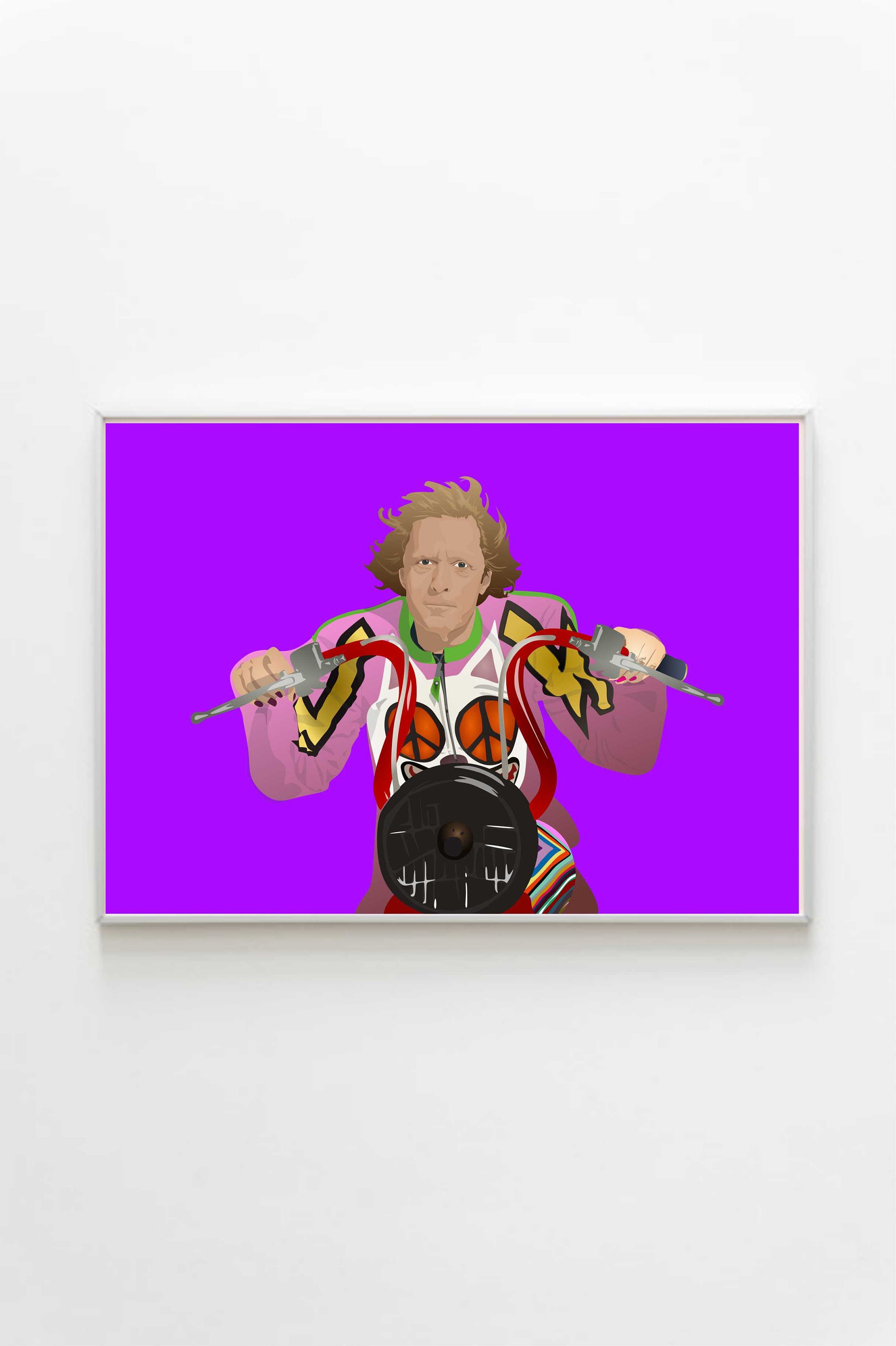 GRAYSON PERRY Digital Portrait Inspirational Wall Art Print - Etsy UK