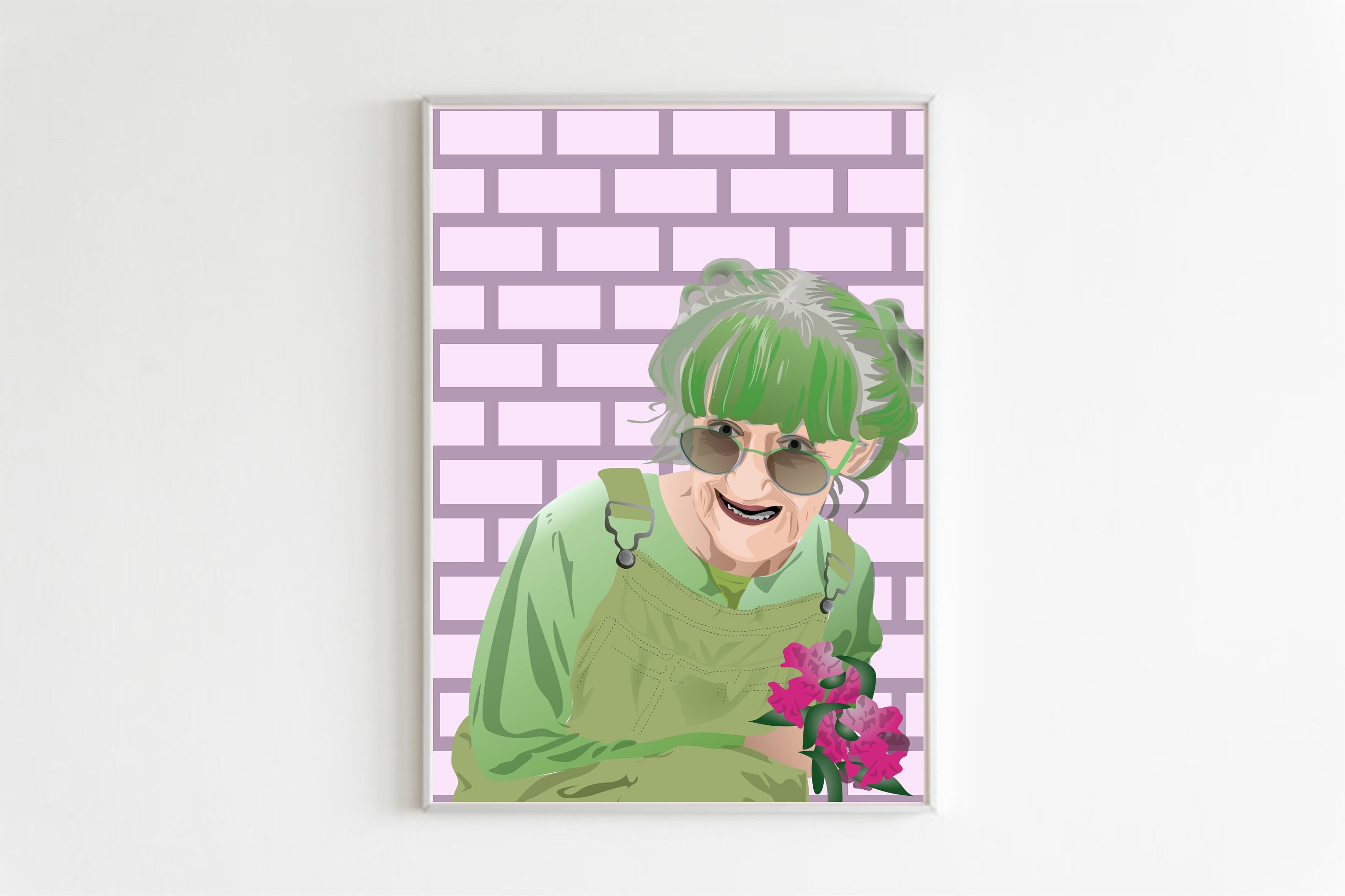 Green Lady of Brooklyn - Elizabeth Sweetheart Digital Portrait ...