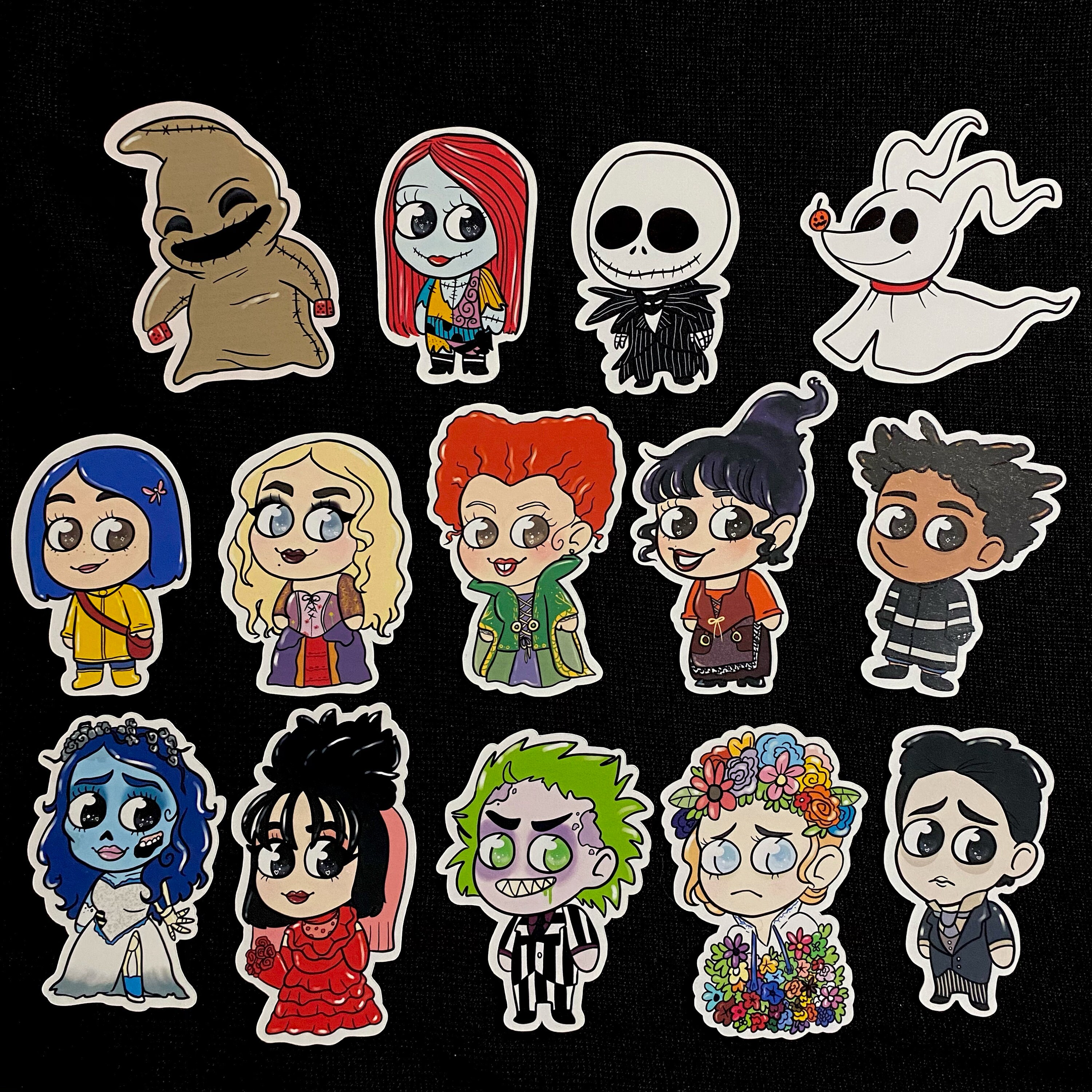 Iconic Horror Character Stickers Series 3 | Etsy