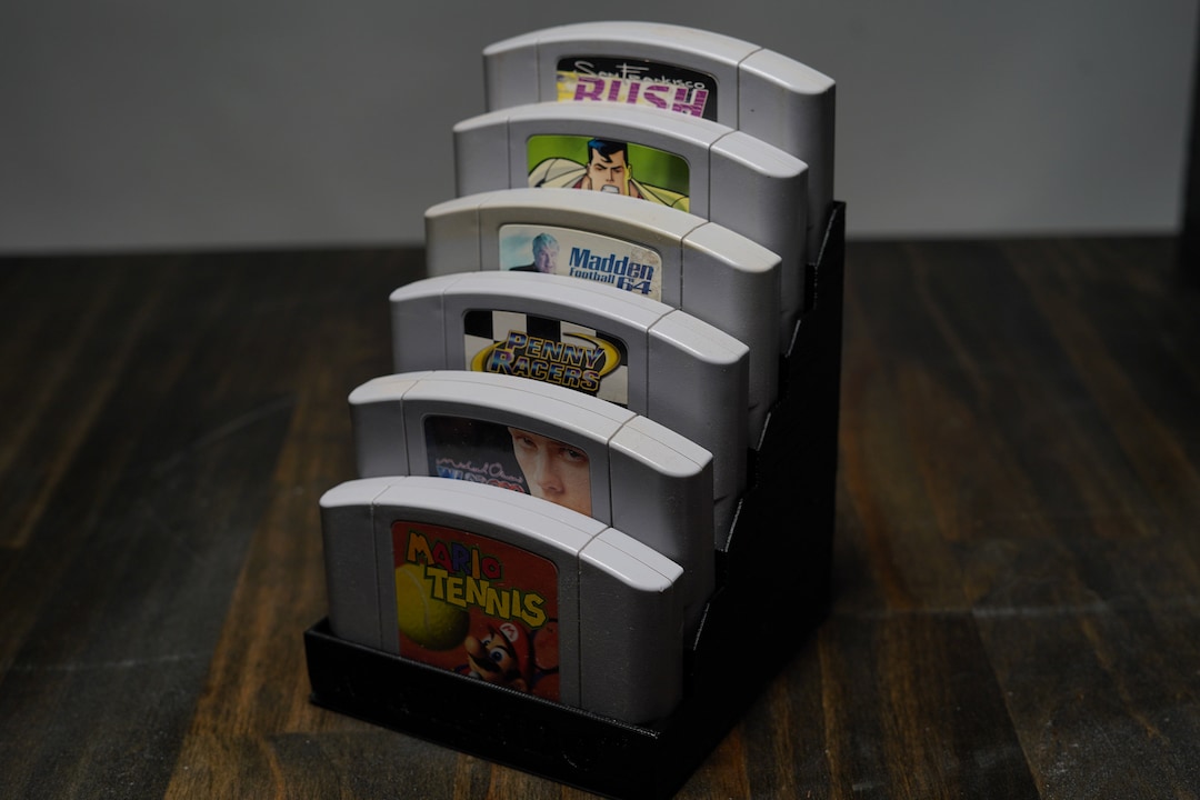 N64 3D Printed Display Stand | Nintendo 64 Game Cartridge Stand - Etsy ...