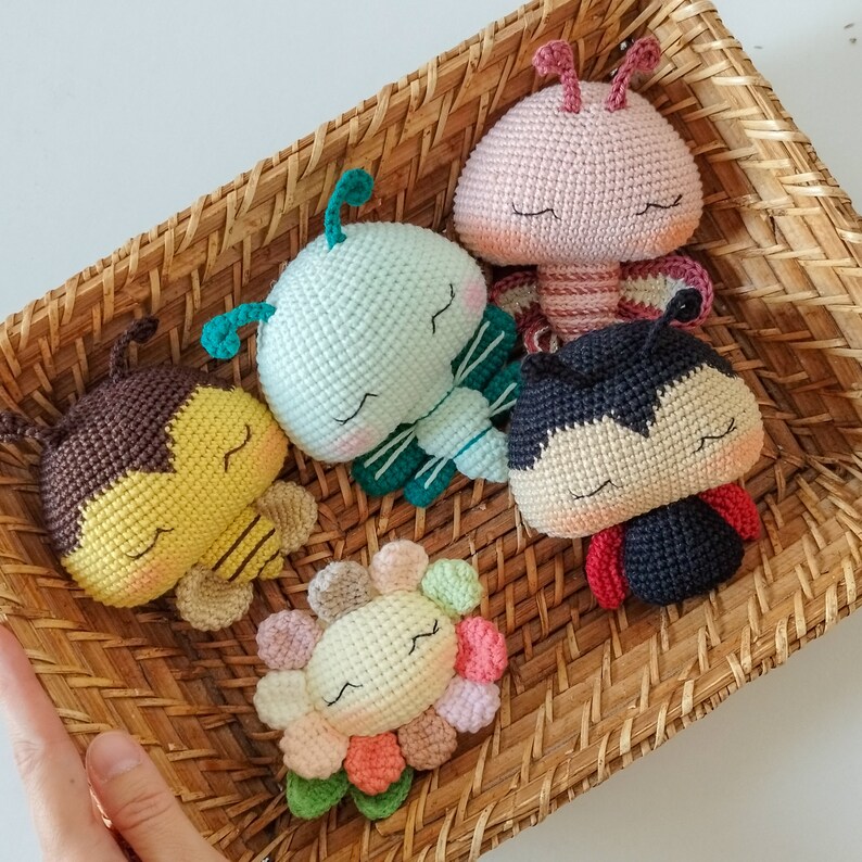 5 in 1/ Amigurumi Animals Five Pattern English Pattern - Etsy