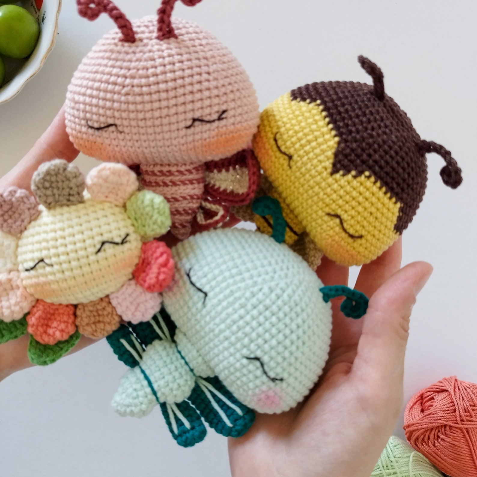 5 in 1/ Amigurumi Animals Five Pattern English Pattern - Etsy