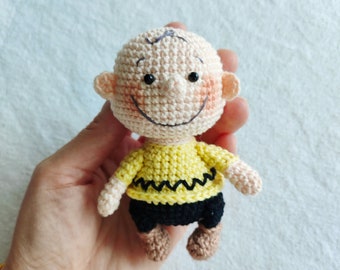 Charlie Brown Amigurumi Crochet Pattern by Pupi Popi english - Etsy