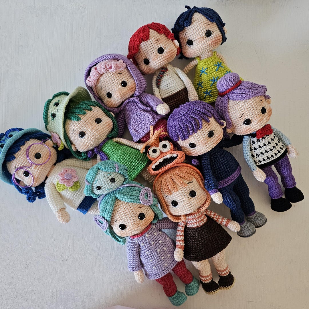 Amigurumi Inside Out Dolls English Pattern - Etsy