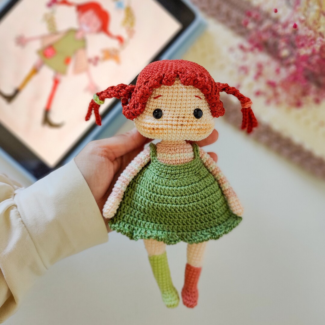 Amigurumi Pippi Doll English Pattern - Etsy