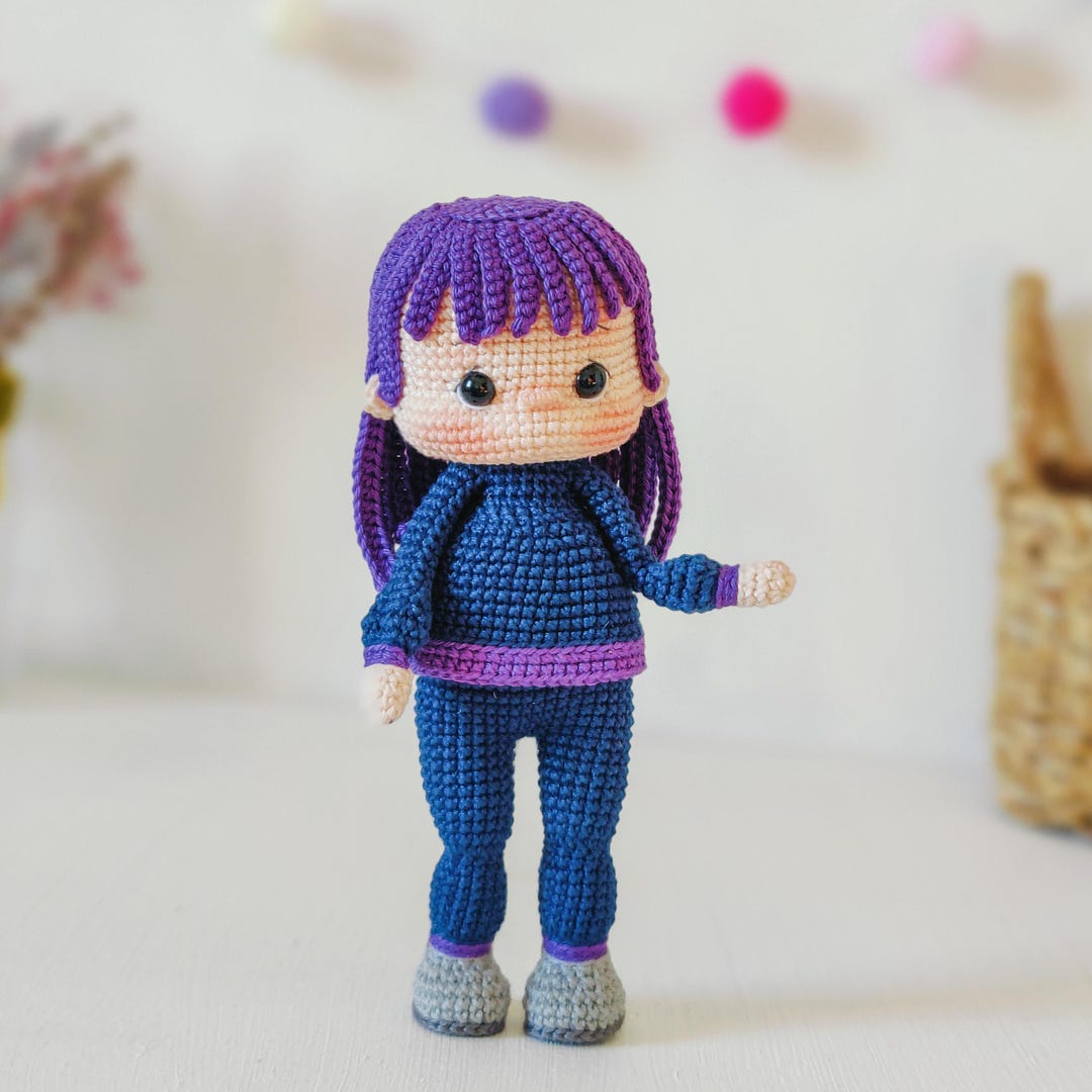 Amigurumi Inside Out Ennui-inspired Emotion Doll Crochet Pattern – PDF Pattern for Emotional ...