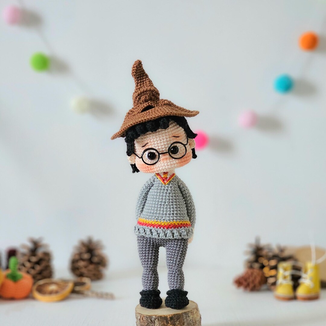Amigurumi Wizard Boy Doll Crochet Pattern – Handmade Character With ...