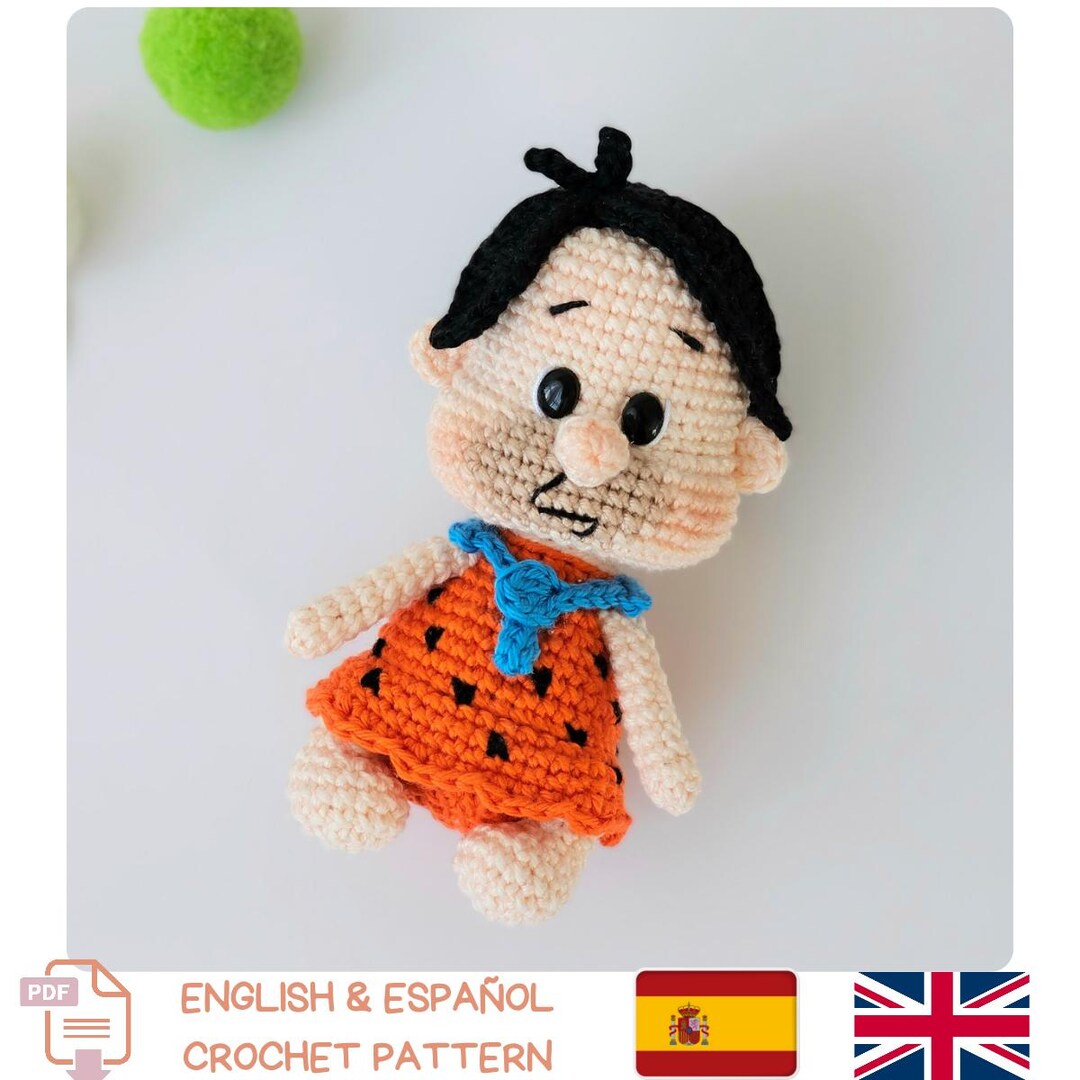 Amigurumi Stone Age Dad Crochet Pattern – Charm, Keychain – English ...