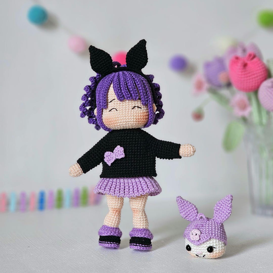 Amigurumi Anime Style Kuro Dolls → Amigurumi Anime Kuro Style Doll ...